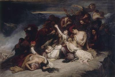 'Les Femmes souliotes, voyant leurs maris défaits par les troupes d'Ali ...