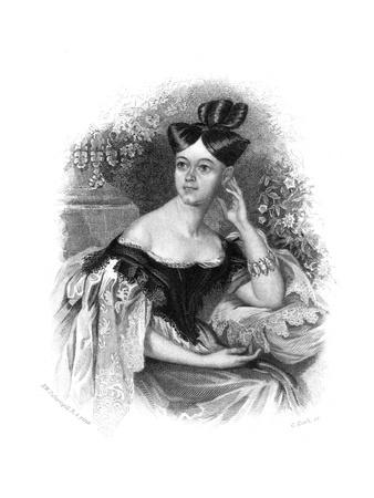 'Letitia Landon' Giclee Print - EW Pickersgill | AllPosters.com