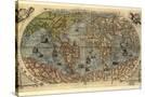 '16th Century World Map' Photographic Print - Library of Congress ...