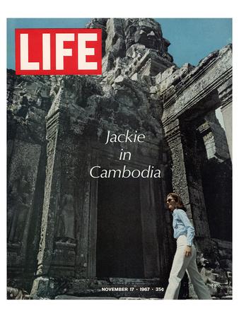 'LIFE Jackie Kennedy in Cambodia' Premium Giclee Print | AllPosters.com