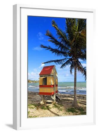 'Lifeguard Hut on a Beach, Puerto Rico' Photographic Print - George Oze ...