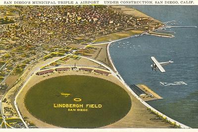 'Lindbergh Field Airport, San Diego, California' Prints | AllPosters.com
