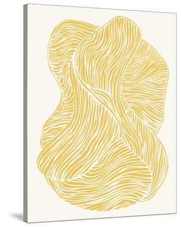 'Marigold Markings - Ebb' Stretched Canvas Print - Lisa McCandless ...