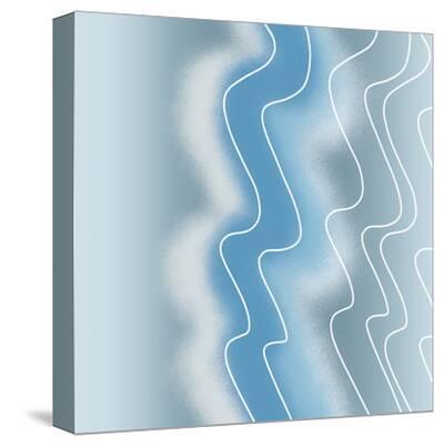 'Minimal Wave - Curve' Stretched Canvas Print - Lisa McCandless ...