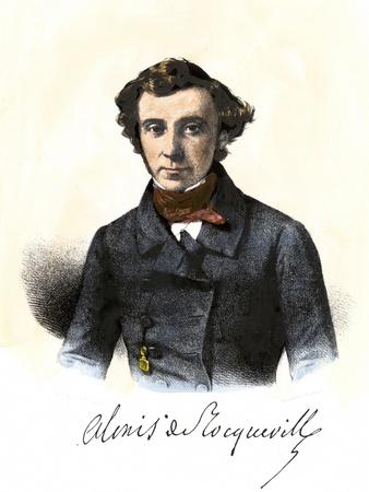 'Literature: Portrait of Alexis De Tocqueville (1805-1859), French ...