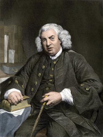 'Literature: Portrait of Samuel Johnson (1709-1784), English Writer ...