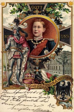 'Litho Kronprinz Wilhelm Von Preußen, Ritter, Krone' Giclee Print ...