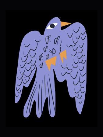 Blue Bird Giclee Print - Little Dean | AllPosters.com