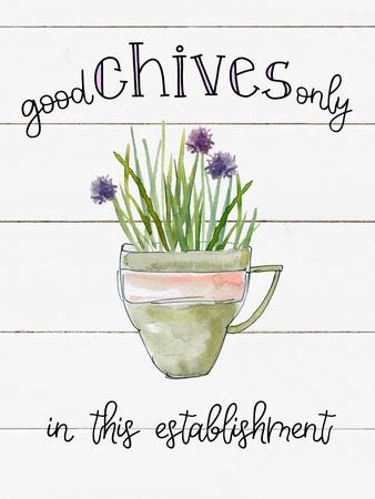 'Herb Puns Chives' Posters - Livi & Finn | AllPosters.com