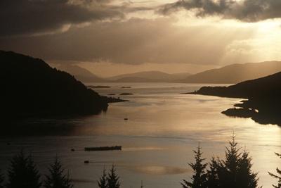 'Loch Carron from the Kyle of Lochalsh Line, North West Coast of ...