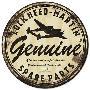'Lockheed Martin Genuine Spare Parts Steel Sign' Wall Sign | AllPosters.com