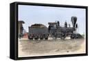 Locomotive on the Ohio and Mississippi Railway in the 1850S. Colour ...