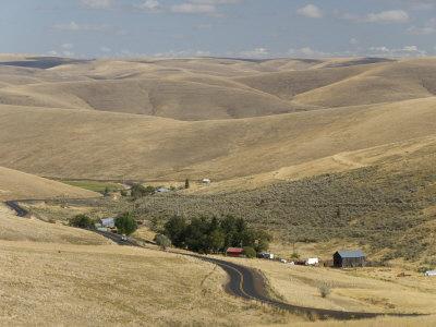 'Loess Hills in John Day River Basin, Wheeler County, Oregon, United ...