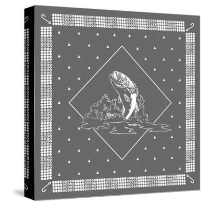 'Freshwater Fishing' Stretched Canvas Print - Loft Studio | AllPosters.com