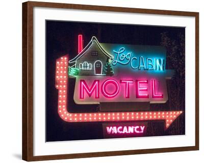 'Log Cabin Motel, Montrose, Colorado, USA' Photographic Print - Ethel ...