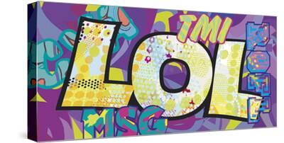 'LOL (Laugh Out Loud)' Stretched Canvas Print - Tom Frazier ...