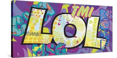 'LOL (Laugh Out Loud)' Stretched Canvas Print - Tom Frazier ...