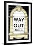 'London Underground Way Out Sign RetroMetro' Poster | AllPosters.com