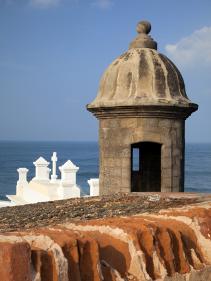 'Lookout Tower at Fort San Cristobal, Old San Juan, Puerto Rico ...