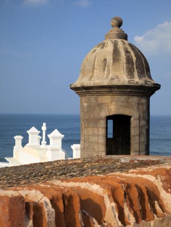 'Lookout Tower at Fort San Cristobal, Old San Juan, Puerto Rico ...