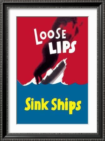 Loose Lips Sink Ships Poster | Lipstutorial.org