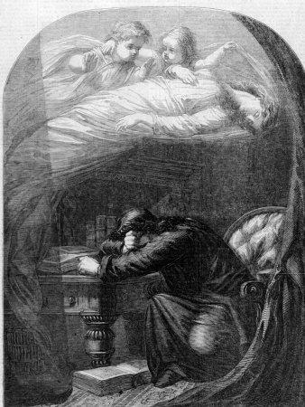 '"Lost Lenore" a Painting by E. H. Wehnert Depicting a Scene from Edgar ...