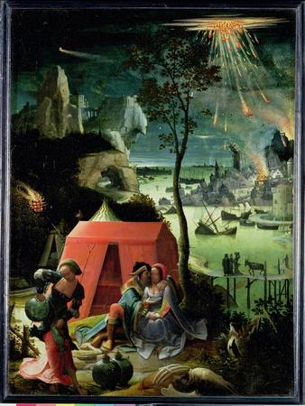 'Lot and His Daughters' Giclee Print - Lucas van Leyden | AllPosters.com