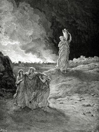 'Lot. Book of Genesis, Bible. Episode of Destrucction of Sodom and ...