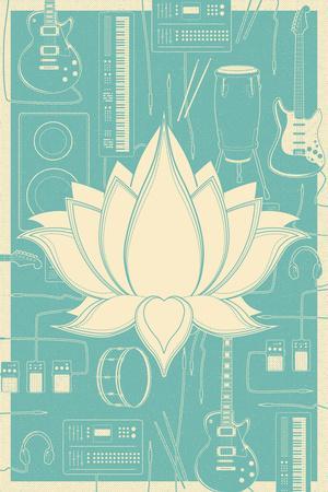'Lotus Music' Prints | AllPosters.com