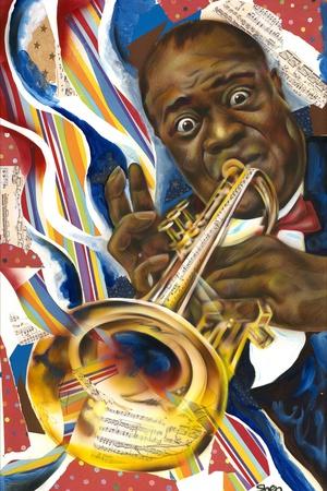 'Louis Armstrong: Collage' Posters - Shen | AllPosters.com