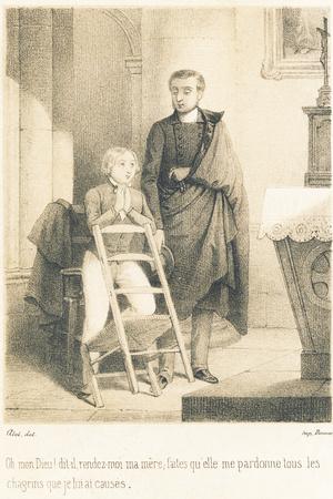 Frontispiece, 1850 (Engraving) Giclee Print - Louis Simon (1810-1870 ...