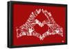 'Love Languages Finger Heart Text Poster' Posters | AllPosters.com
