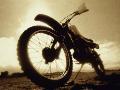 'Low Angle View of a Dirt Bike' Photographic Print | AllPosters.com