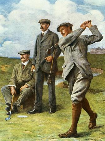 '(Ltor) John Henry Taylor (1871-1963), James Braid (1870-1950), and ...
