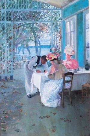 Ludovici, Dans le Restaurant Giclee Print | AllPosters.com