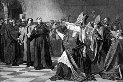 'Luther at the Diet of Worms, 1882' Giclee Print - Emile Delperee ...