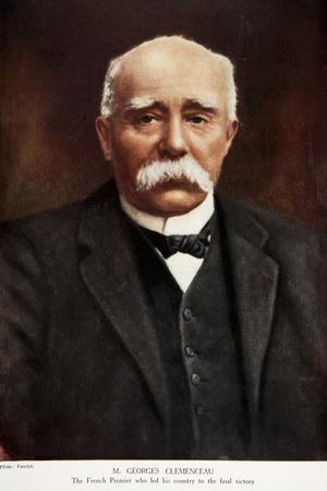 'M. Georges Clemenceau, 1914-19' Giclee Print - Herbert Vandyk ...