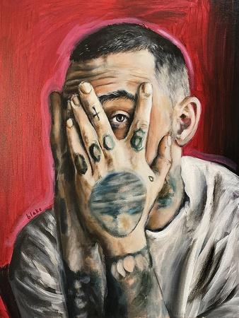 'Mac Miller, C.2020 (Acrylic on Canvas)' Giclee Print - Blake Munch ...
