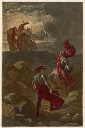'Macbeth, The Meeting with the Witches on the Heath' Posters - Joseph ...