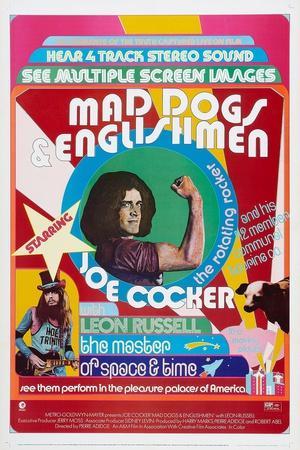 MAD DOGS AND ENGLISHMEN, , Joe Cocker (center), Leon Russell (bottom ...