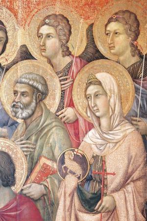 'Maesta' of Duccio Altarpiece in Cathedral of Siena' Giclee Print ...