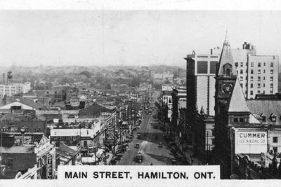 'Main Street, Hamilton, Ontario, Canada, C1920S' Giclee Print ...