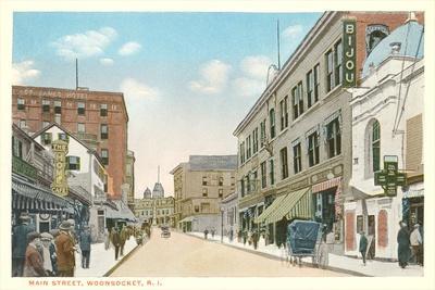 'Main Street, Woonsocket, Rhode Island' Poster | AllPosters.com