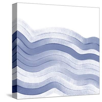 'Linear Ocean - Depth' Stretched Canvas Print - Maja Gunnarsdottir ...