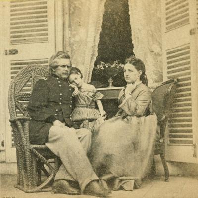 'Major General Ord with His Wife and Child, at the Mansion Formerly ...