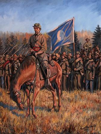 'Major General Patrick R. Cleburne, 2018 (Oil on Panel)' Giclee Print ...