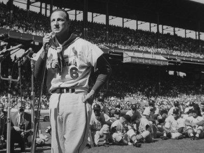 'Major League Baseball Player, Stan Musial, Announcing His Retirement ...