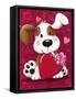 Valentine's Dog Giclee Print - MAKIKO | AllPosters.com