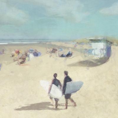 'Beach Break Duo' Giclee Print - Malcolm Sanders | AllPosters.com