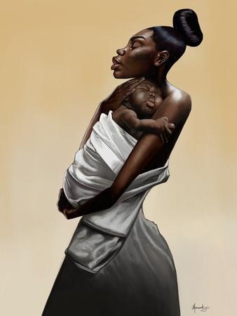 'Mother and Child' Prints - Manasseh Johnson Sr | AllPosters.com